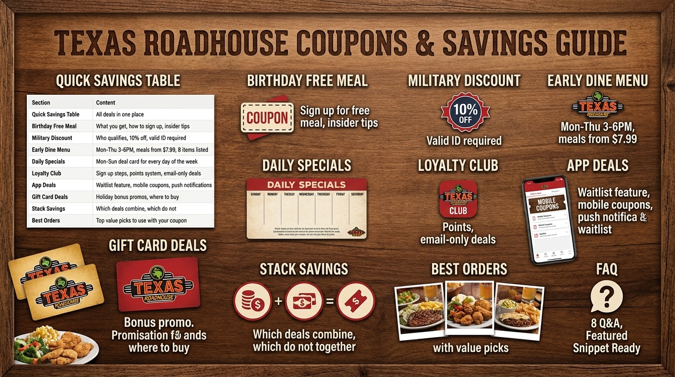 Texas Roadhouse Coupons 2026: Free Meals, Military Discounts & Deals ...