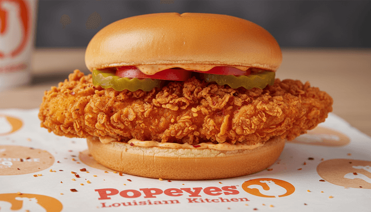 Spicy Chicken Sandwich - Popeyes | $5.99 (Jun 16, 2026) | USA Food Journal